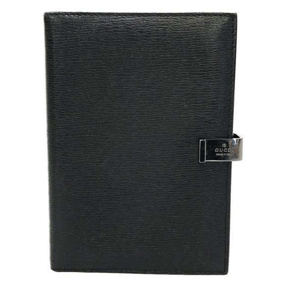 Gucci | Bags | Gucci Notebook Cover Silver Hardware Black | Poshmark